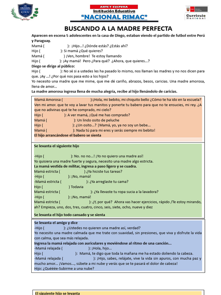 Buscando A La Madre Perfecta | PDF