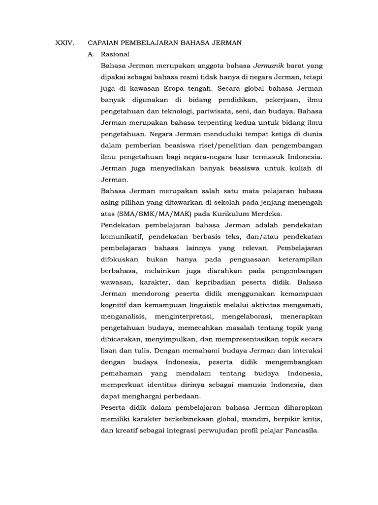 Bahasa Jerman | PDF