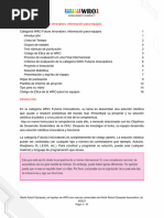 WRO Venezuela 2025: Categorías y Reglas | PDF | Robot | Robótica