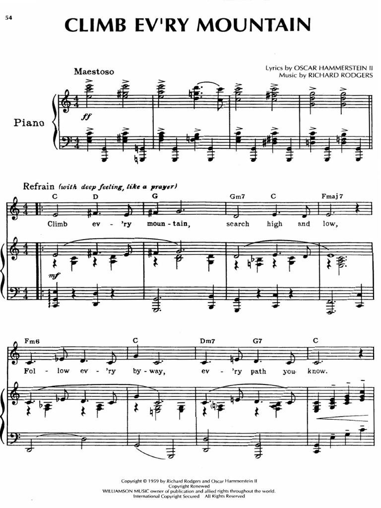 Climb Every Mountain | PDF