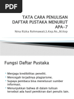 Panduan Penulisan APA Edisi 7 | PDF