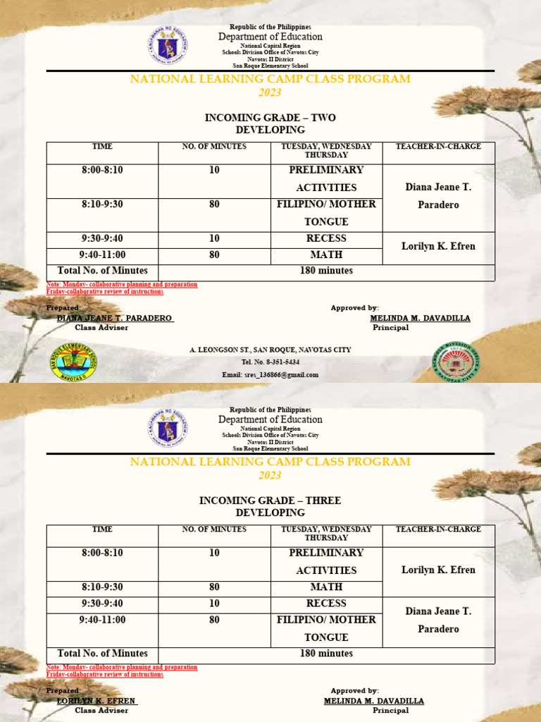 NLC Classroom Program 2023 | PDF | Government | Public Administration