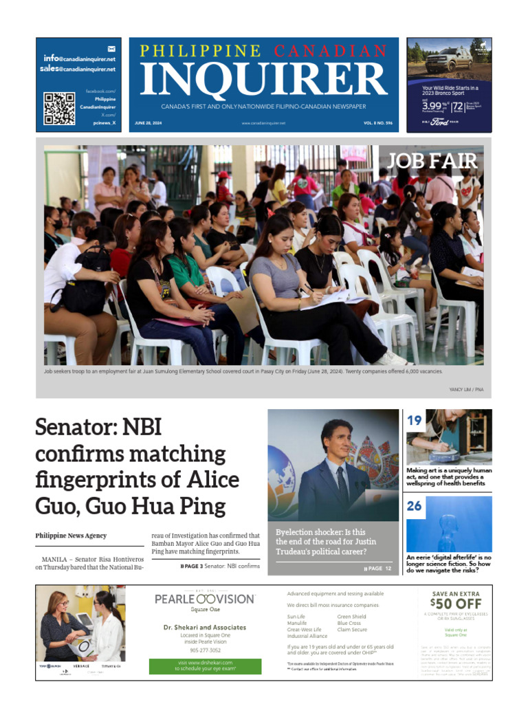 Philippine Canadian Inquirer #596 | PDF