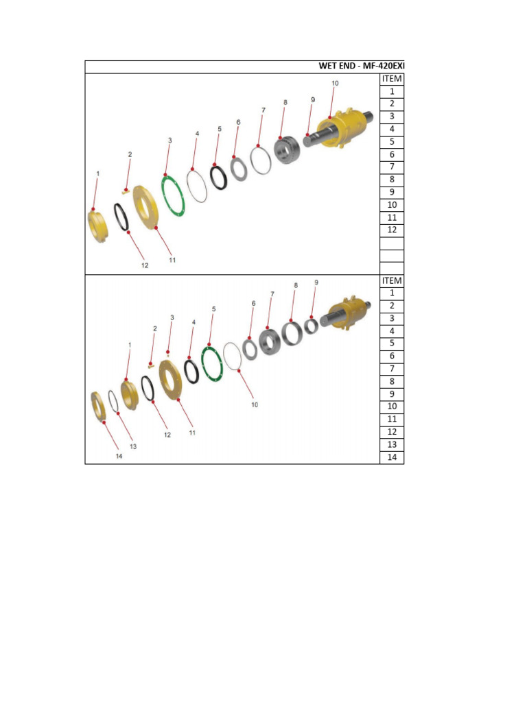 Mf-420exhv Bearing Assembly | PDF | Mechanical Engineering