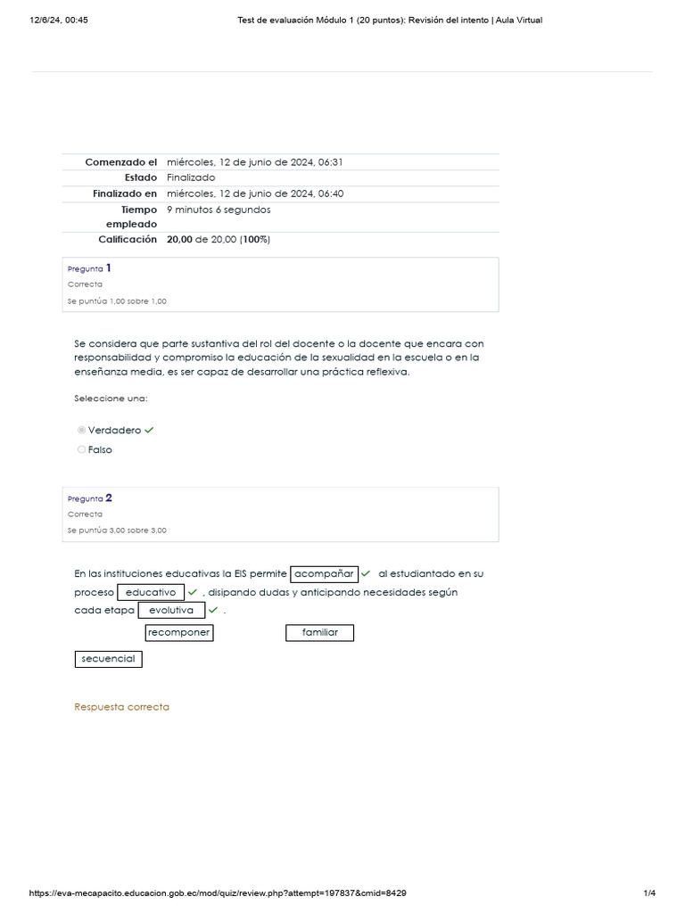Test de evaluación Módulo 1 (20 puntos)_ Revisión del intento _ Aula ...
