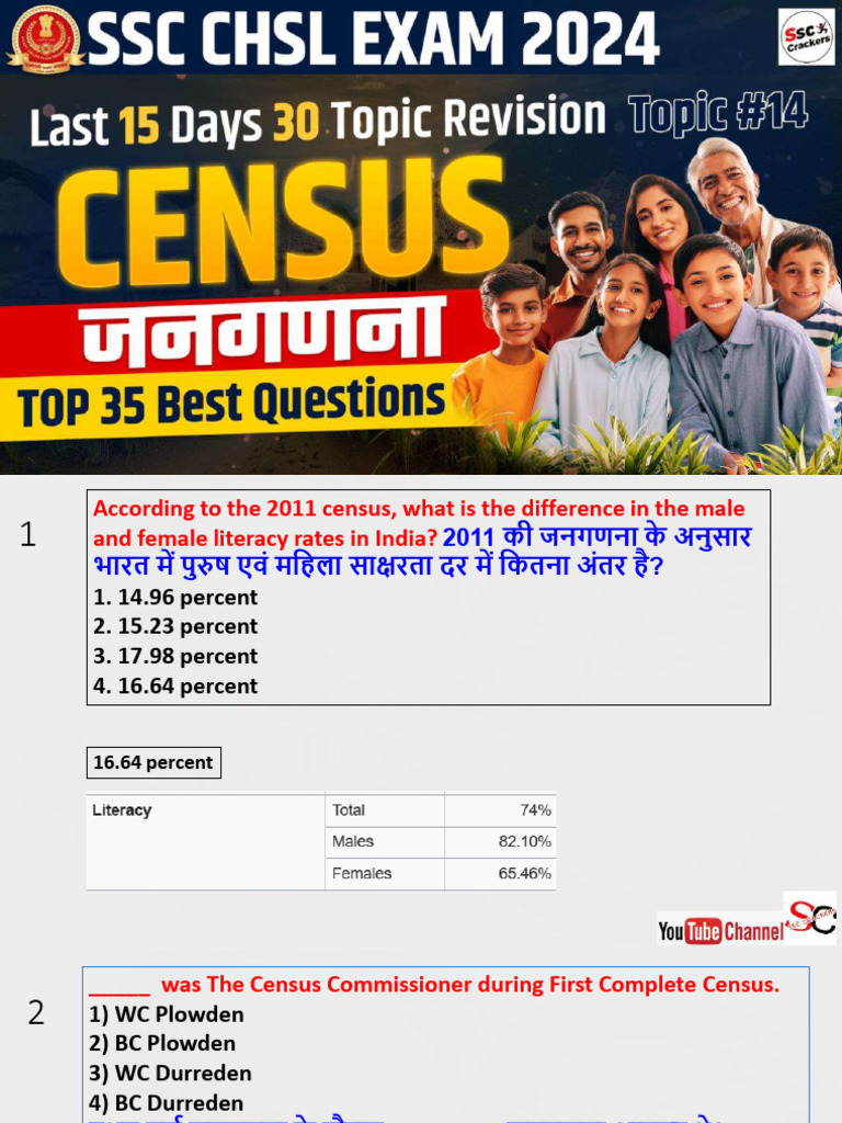 Topic-14 Census 2011 | PDF