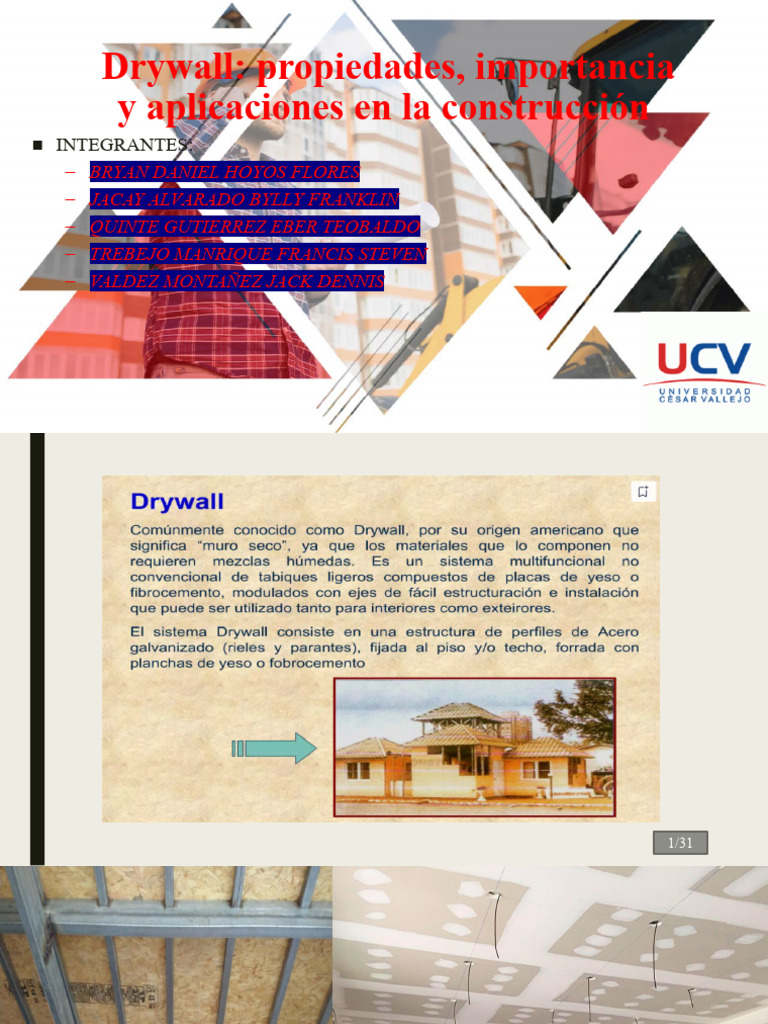 Presentacion Drywall | PDF