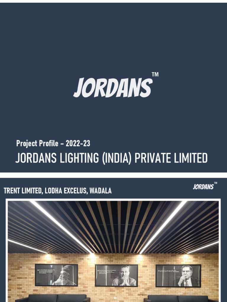 Jordans Project Profile 2022-23 | PDF | Retail | Retailing