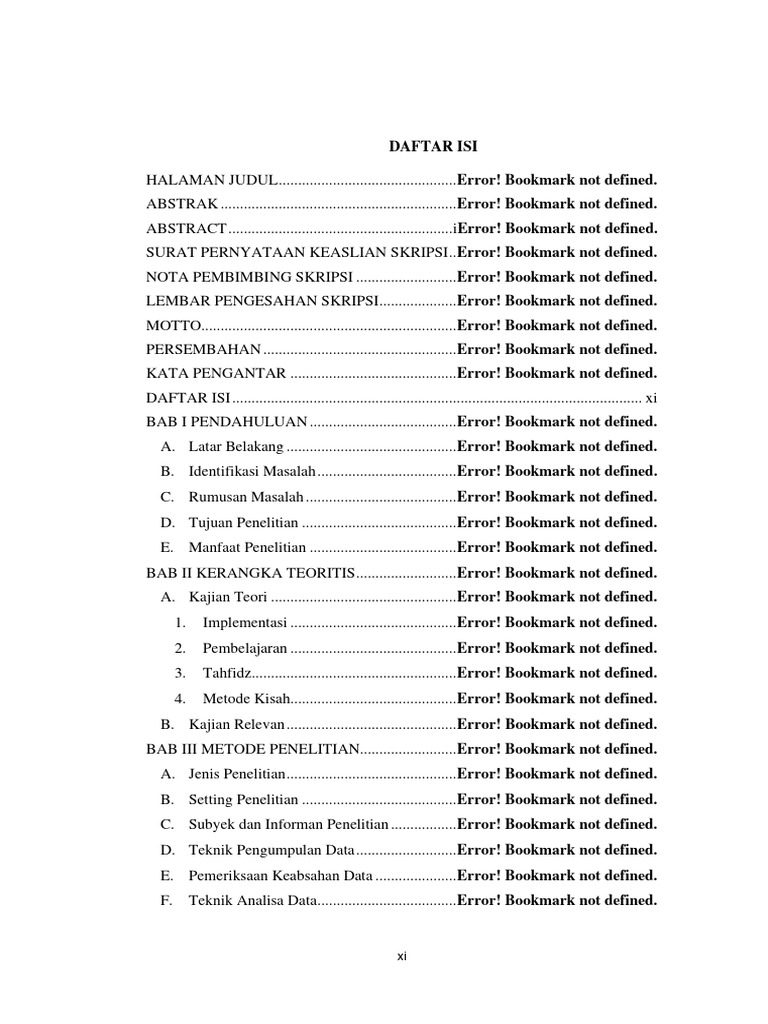 Daftar Isi | PDF