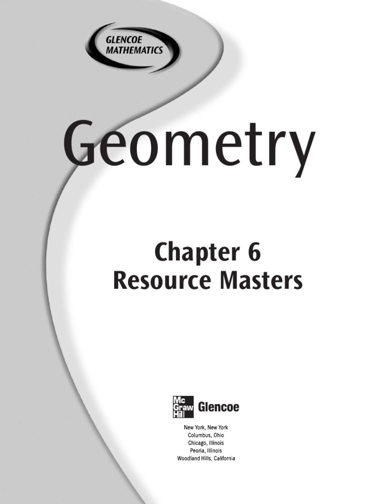 Glencoe Mathematics Chapter 6 | PDF | Ratio | Theorem
