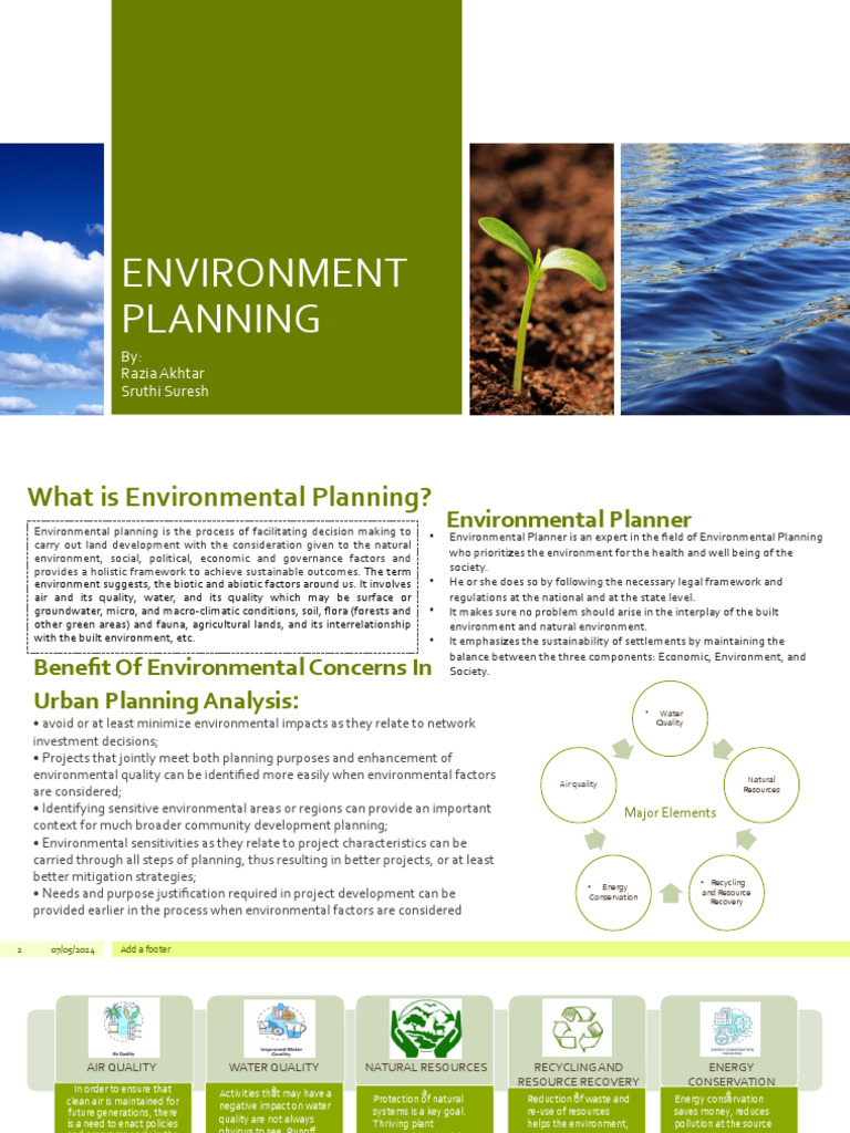 Environment Planning | PDF | Environmental Law | Environmental Protection