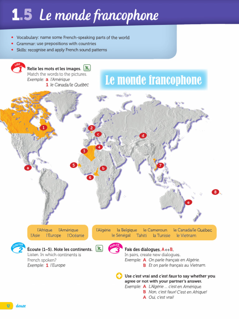 Allez 1 Student Book Pp12 13 PDF | PDF