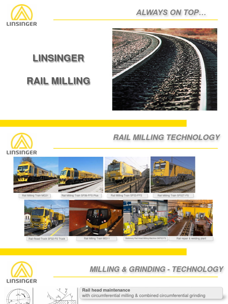 LINSINGER SLIDE PRESENTATION | PDF | Rail Transport | Train