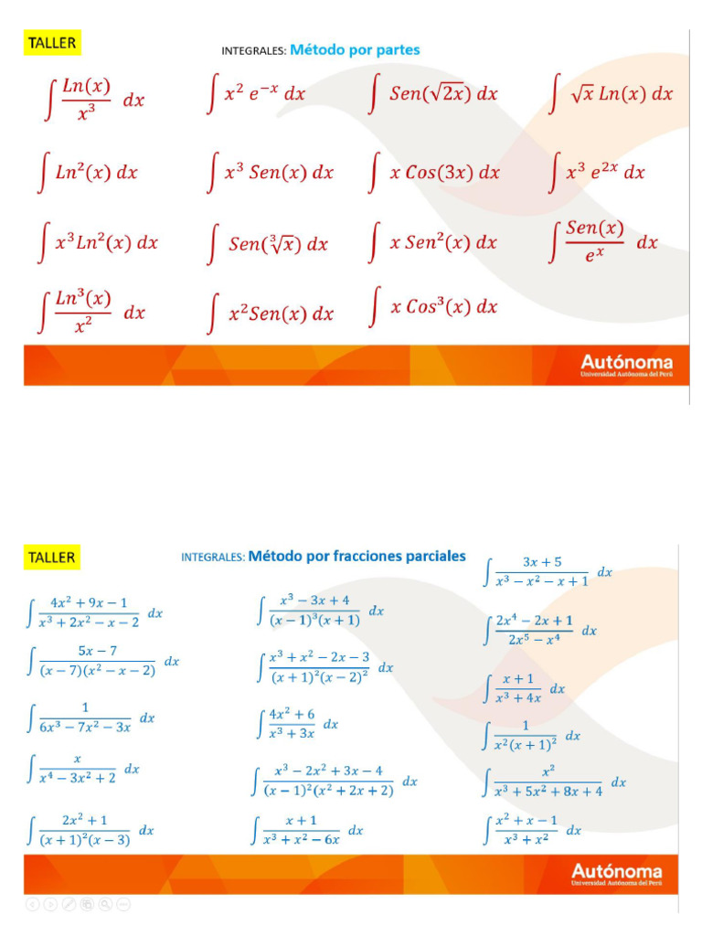 INTEGRALES | PDF
