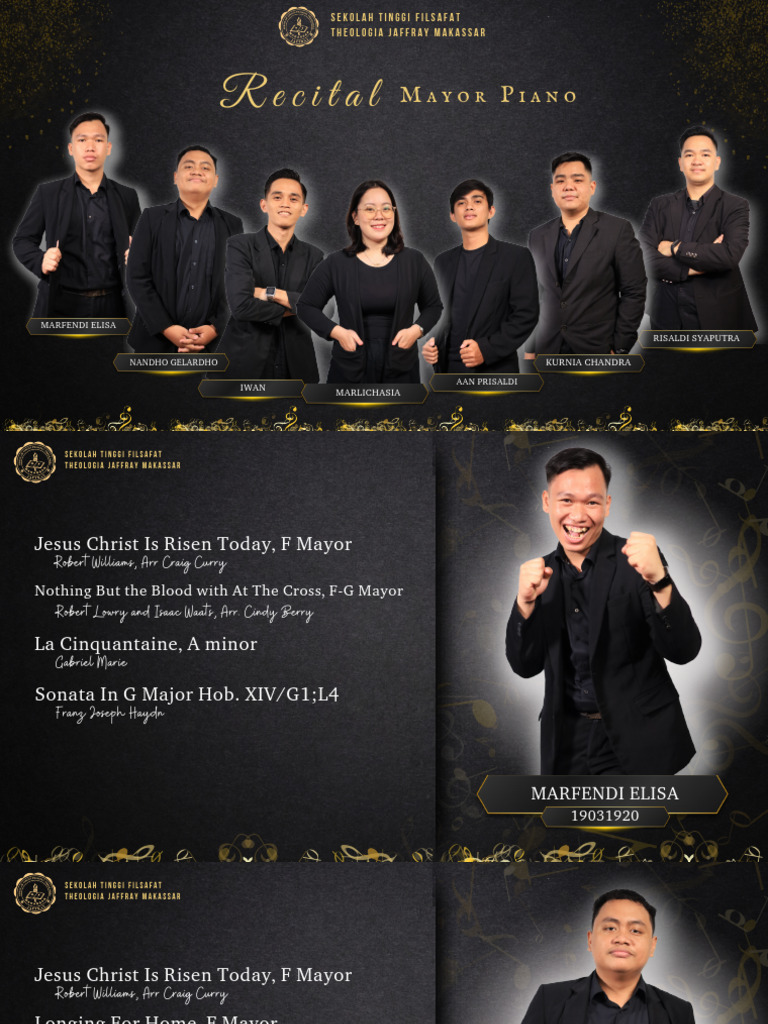 Recitalis Piano | PDF | Opus Number | Music