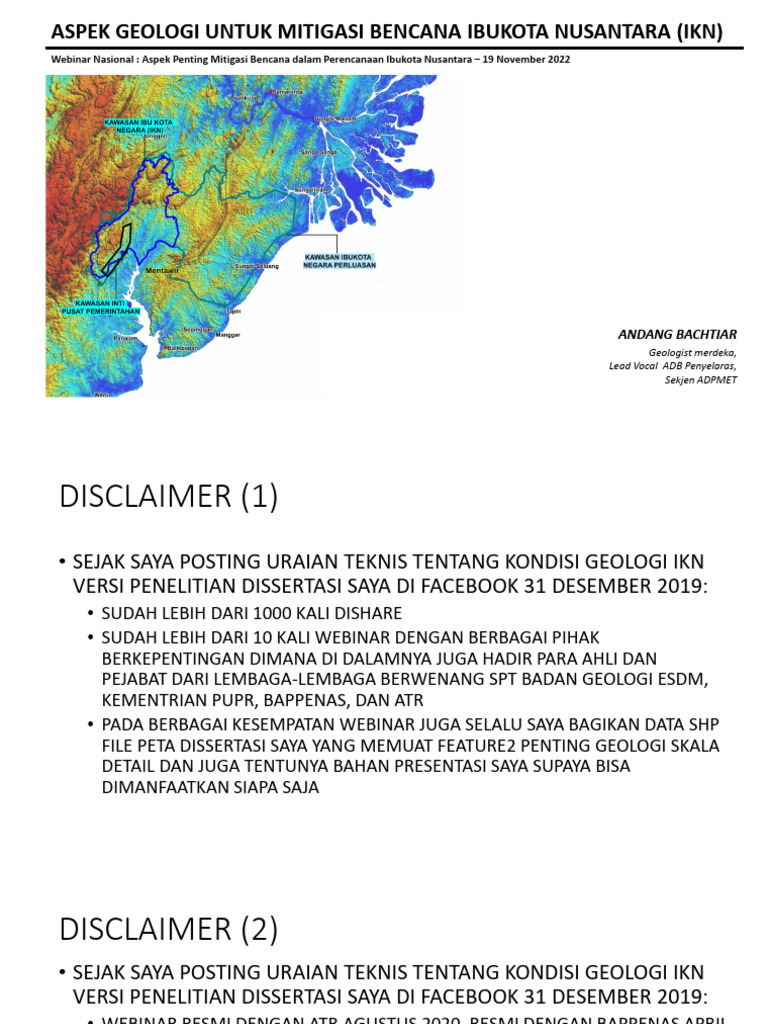 Mitigasi Bencana IKN | PDF