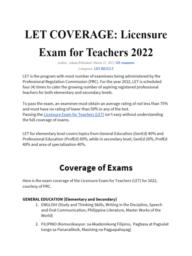 Let Coverage | PDF | Chemistry | Science