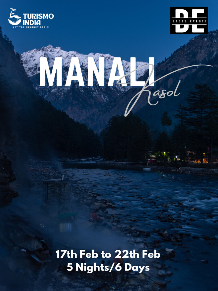 Adventure Trip to Manali & Kasol | PDF | Meal
