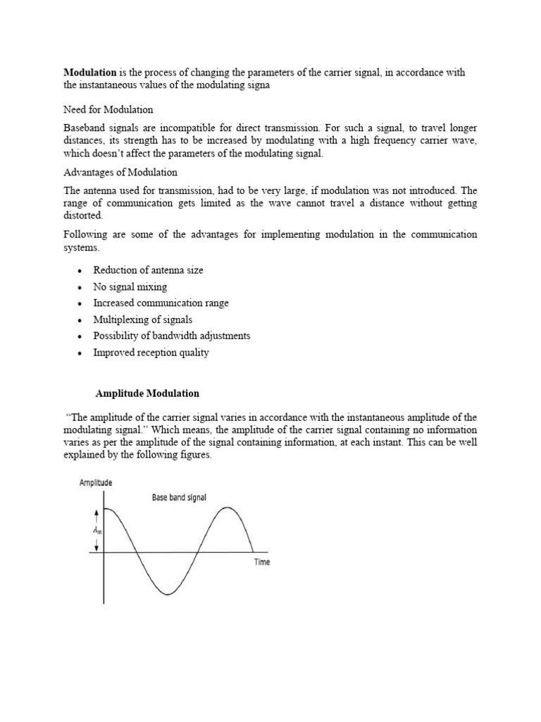 Adc Notes 1 Unit Topics | PDF | Modulation | Amplifier