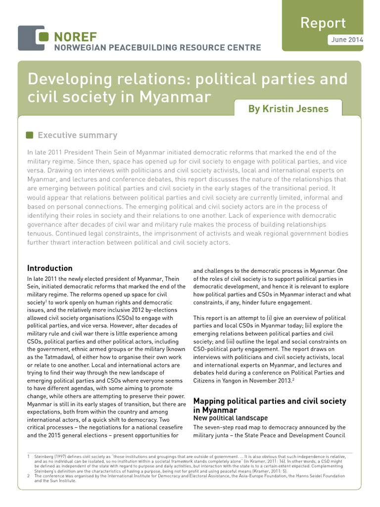 1dca6db8cbb10f8810a5146b96715142 | Download Free PDF | Myanmar | Government