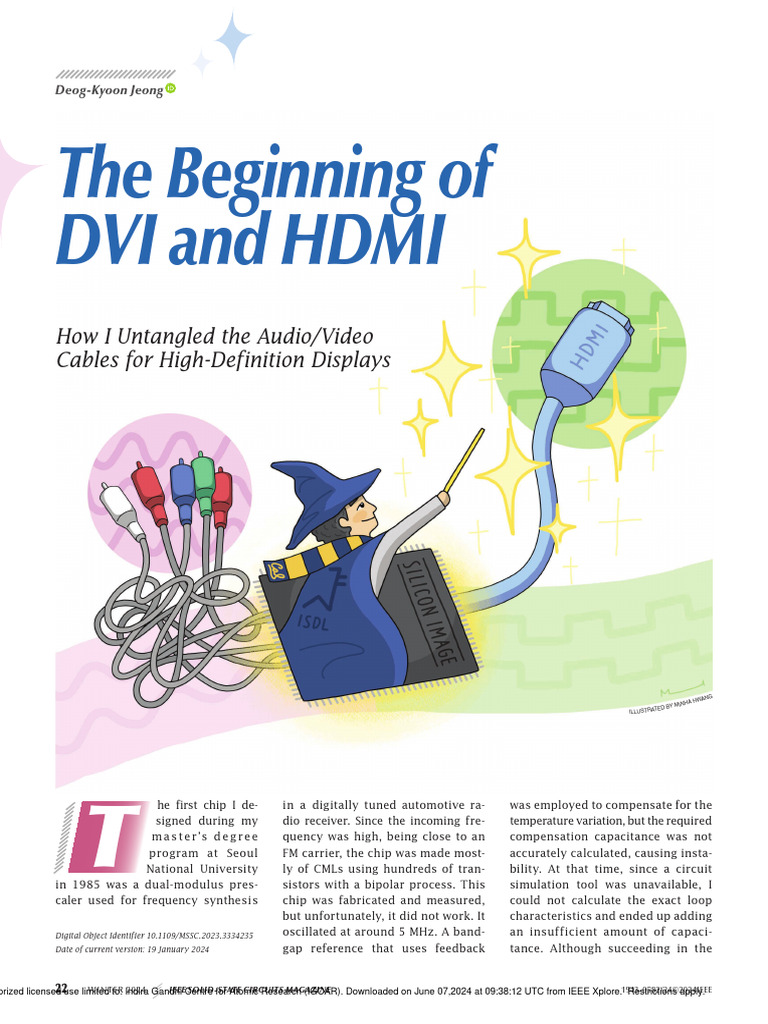 The Beginning of DVI and HDMI How I Untangled The Audio Video Cables ...