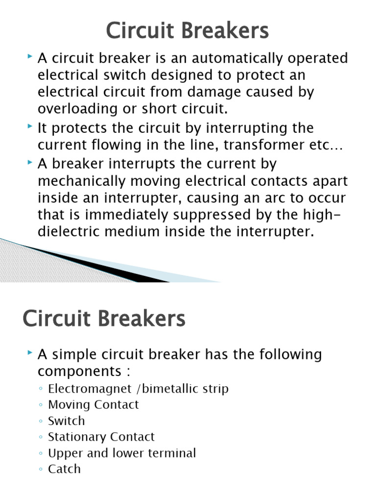 Circuit Breakers and Fuses Explained | PDF | Fuse (Electrical ...