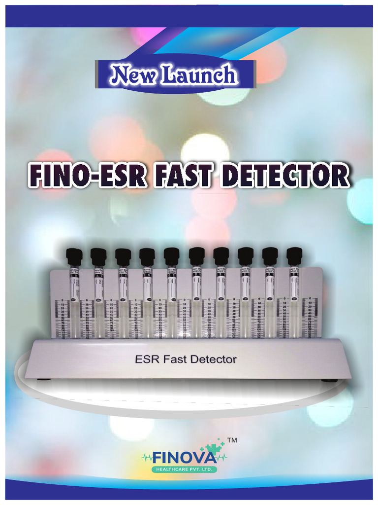 ESR Fast Detector | PDF | Wellness | Science & Mathematics