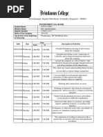 Internship Logbook Template | PDF | Internship | Job Hunting