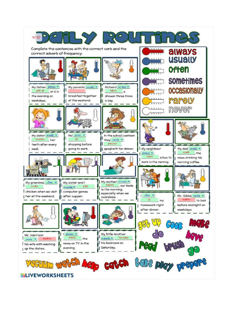 Daily Routines | PDF