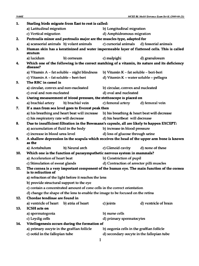 2 MODEL Exam | PDF