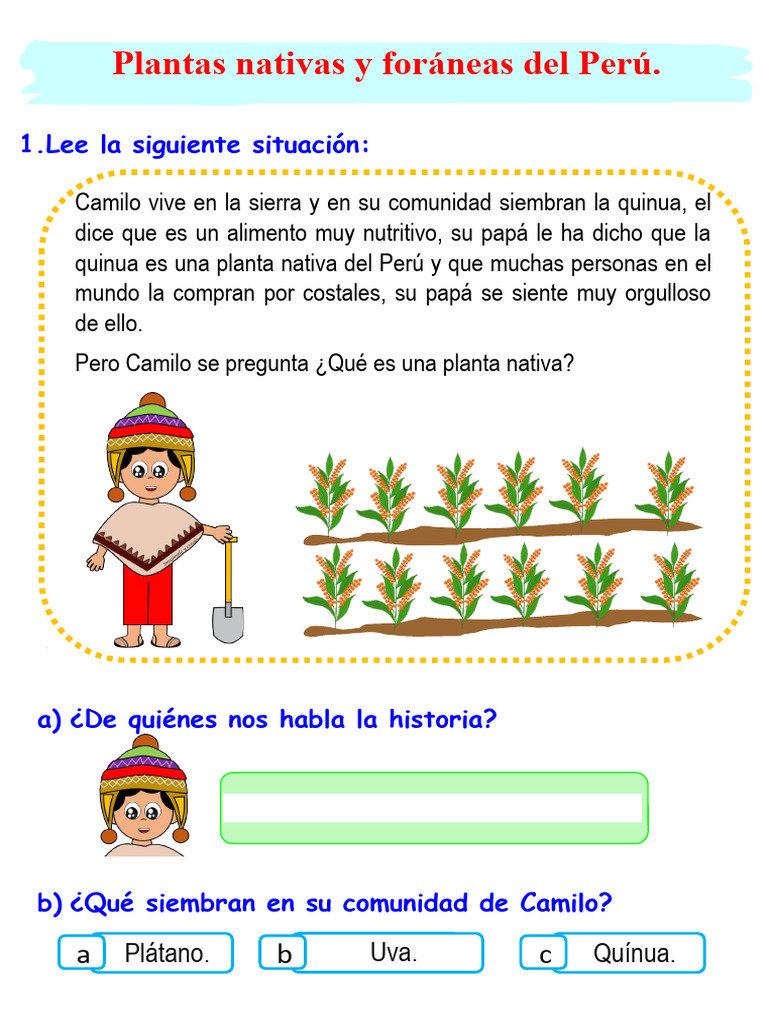 J 1º U4 S2 Sesion D1 PS Las Regiones Del Peru | PDF