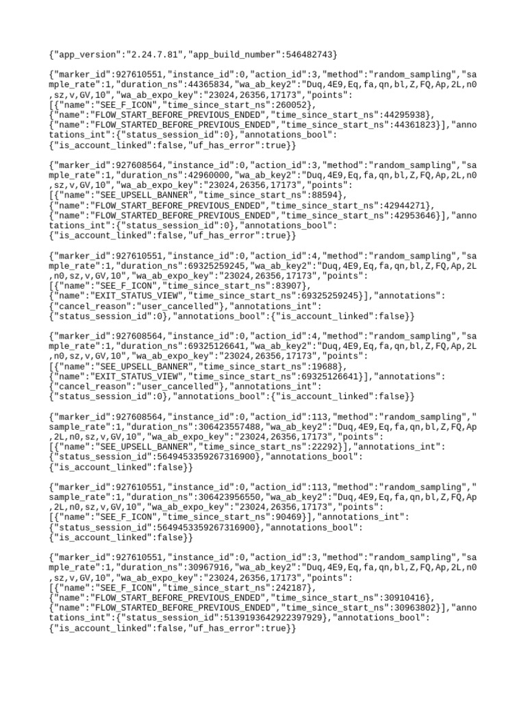 User Interaction Data Analysis | PDF