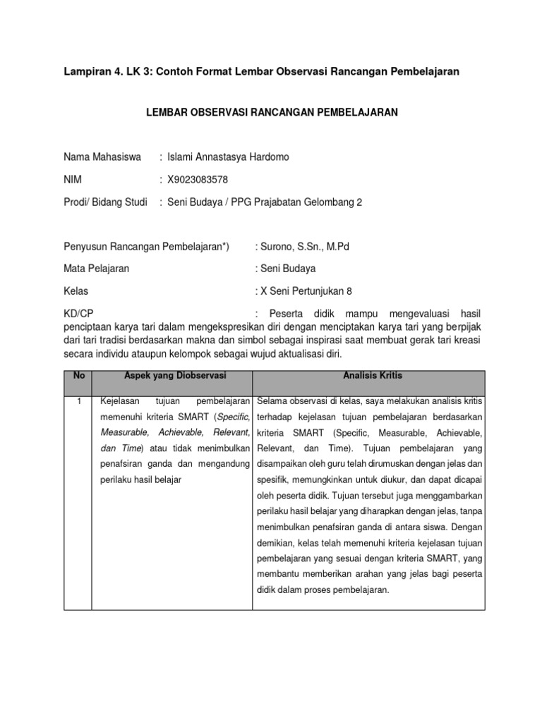 01.05.6-B4-9 Unggah LK 3 - Lembar Observasi Rancangan Dan Perangkat Pembelajaran - Siklus 2 ...