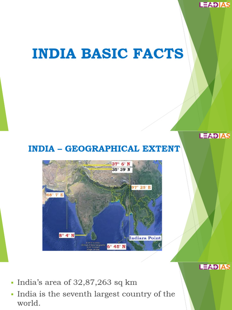 India Geography Overview | PDF | Temperate Climate | Tropics