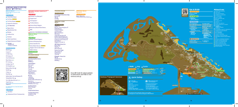 Sentosa Map 2023 | PDF