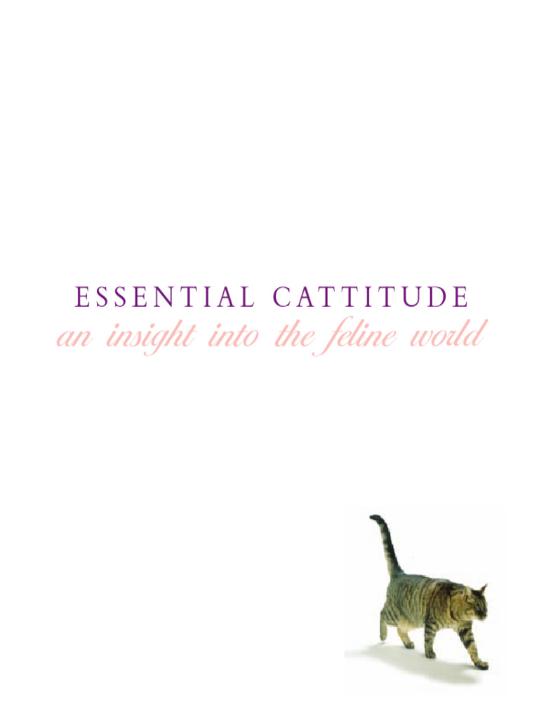 Essential Cattitude | PDF | Cats | Odor