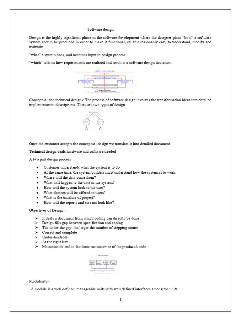 Software Design Pdf Software Testing Class Computer Programming