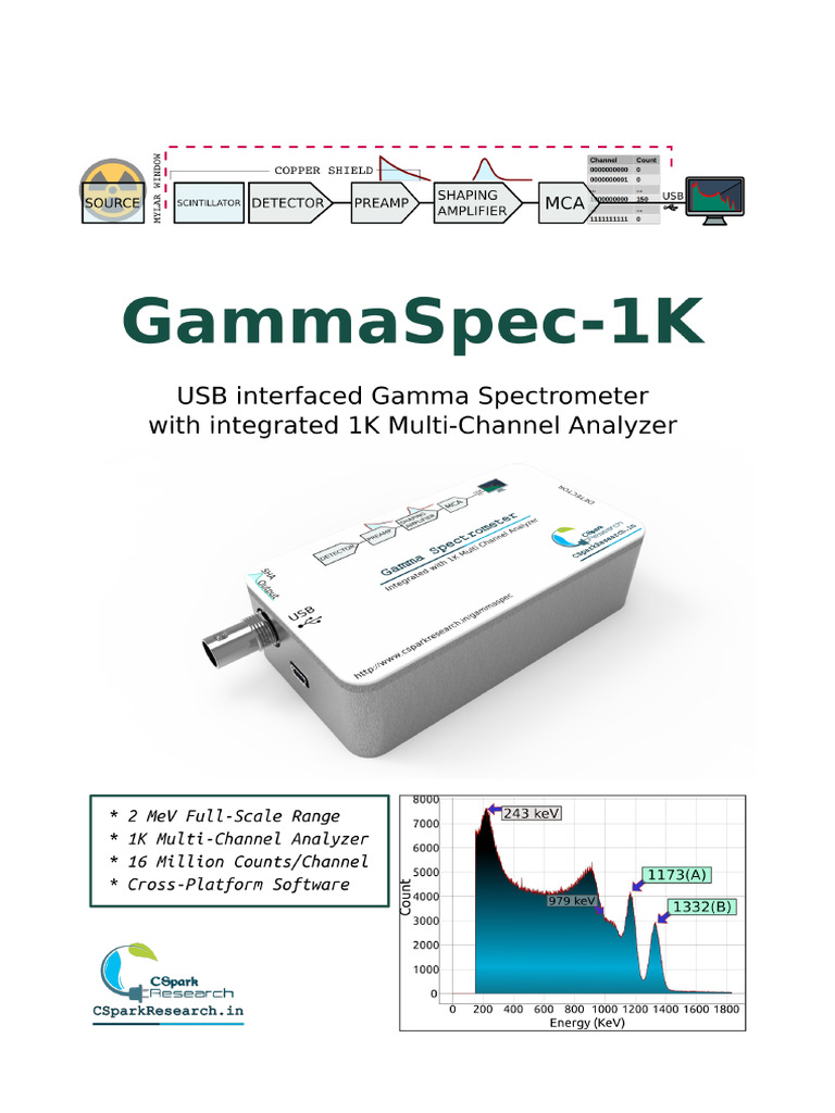 Gamma Spectrometer User Manual | PDF