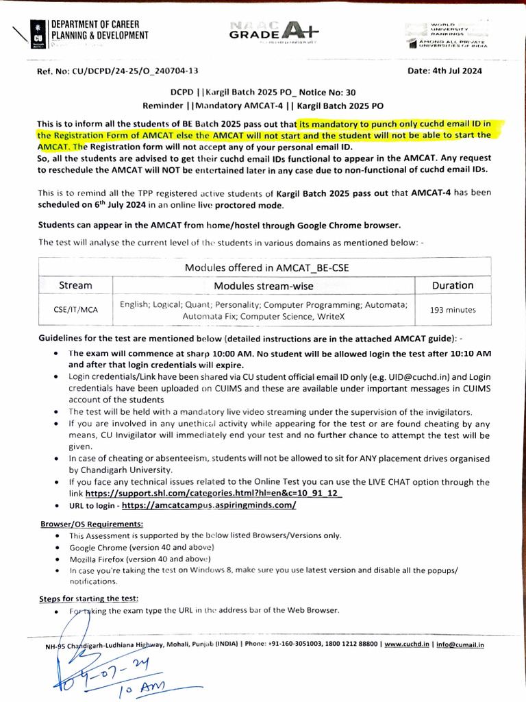 Reminder Notice 6th July - 240704 - 224221 | PDF | Operating System ...