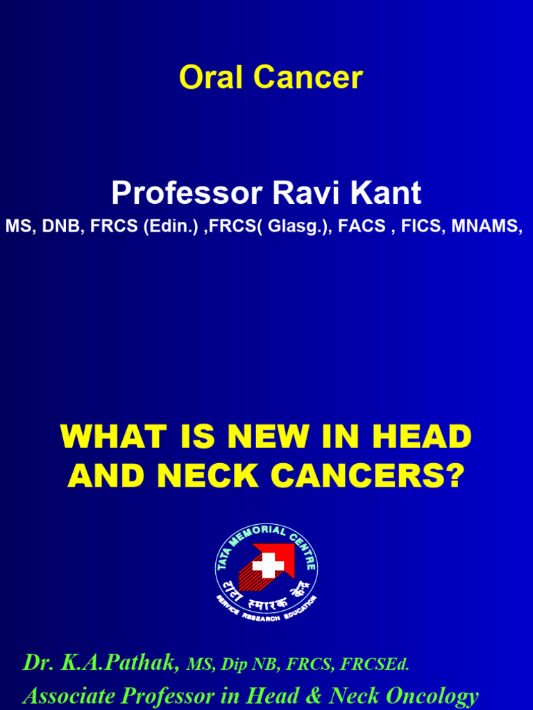 Oral Cancer | PDF | Head And Neck Cancer | Human Diseases And Disorders