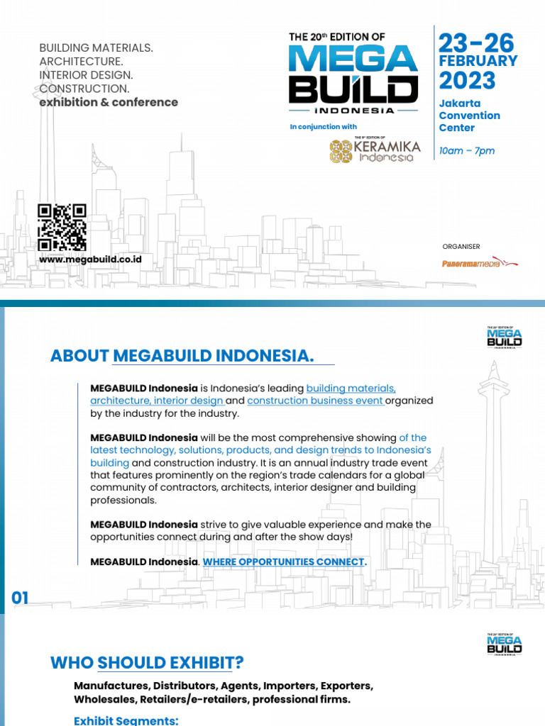 Megabuild 2023 - Show Profile With Idr | PDF | Indonesia | Interior Design
