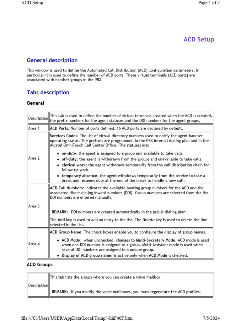 Call Distribution Services | PDF | Computer File | Directory (Computing)