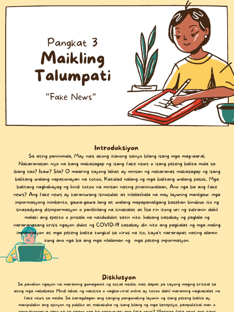 Maikling Talumpati - 20240705 - 142517 - 0000 | PDF
