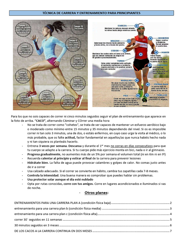 Empezar a Correr | PDF | Aptitud física | Ejercicio físico