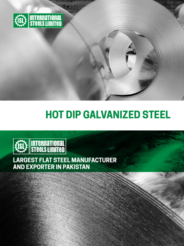 ISL Hot Dip Galvanized Steel E Brochure - Compressed | PDF | Sheet ...