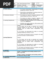Detailed Lesson Plan (Counting Numbers 1-10) ) | PDF | Lesson Plan ...
