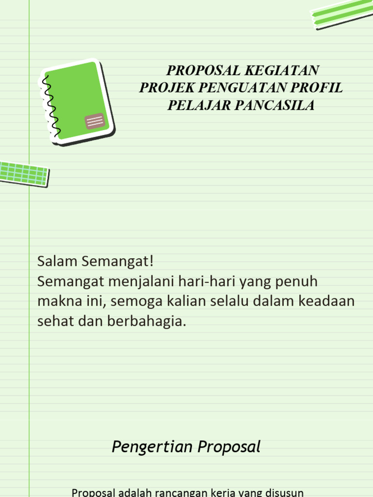 Proposal Kegiatan P5 | PDF