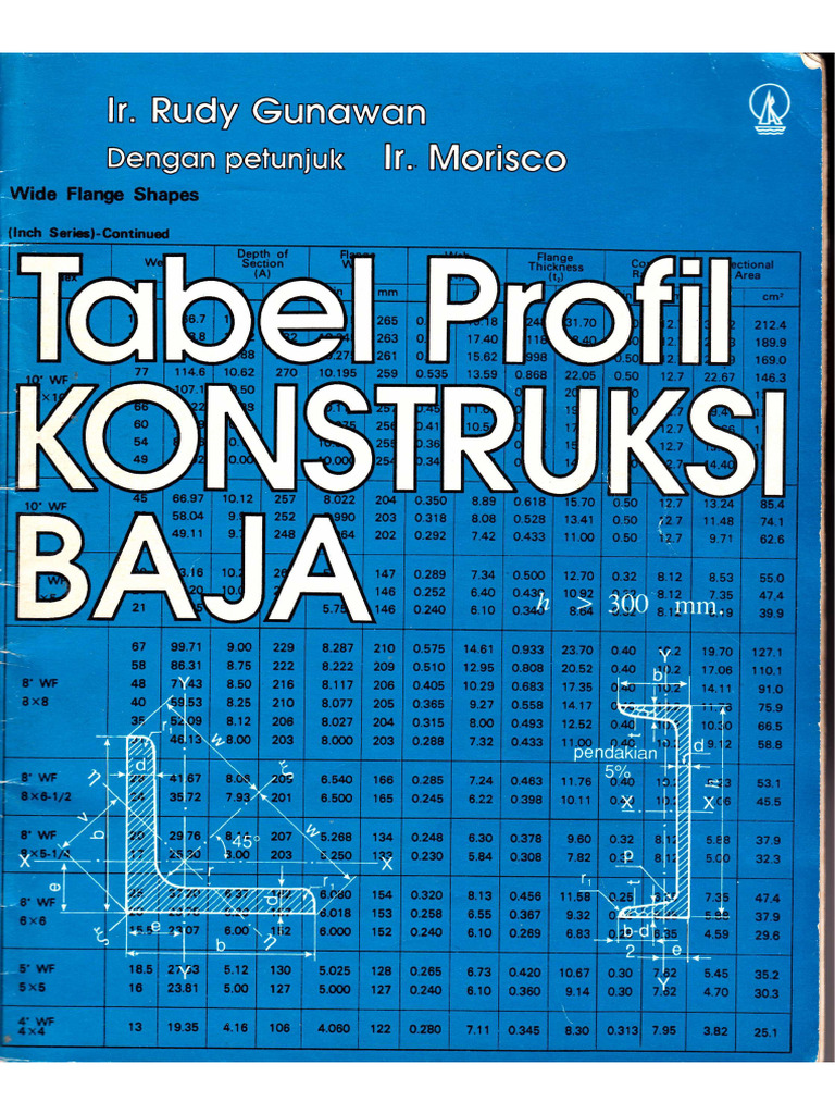 Tabel Profil Baja-Rudi Gunawan | PDF