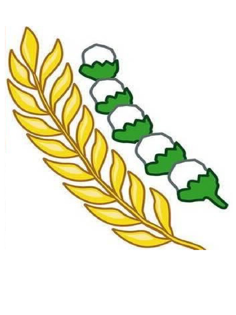 Lambang Ke 5 Padi Dan Kapas | PDF