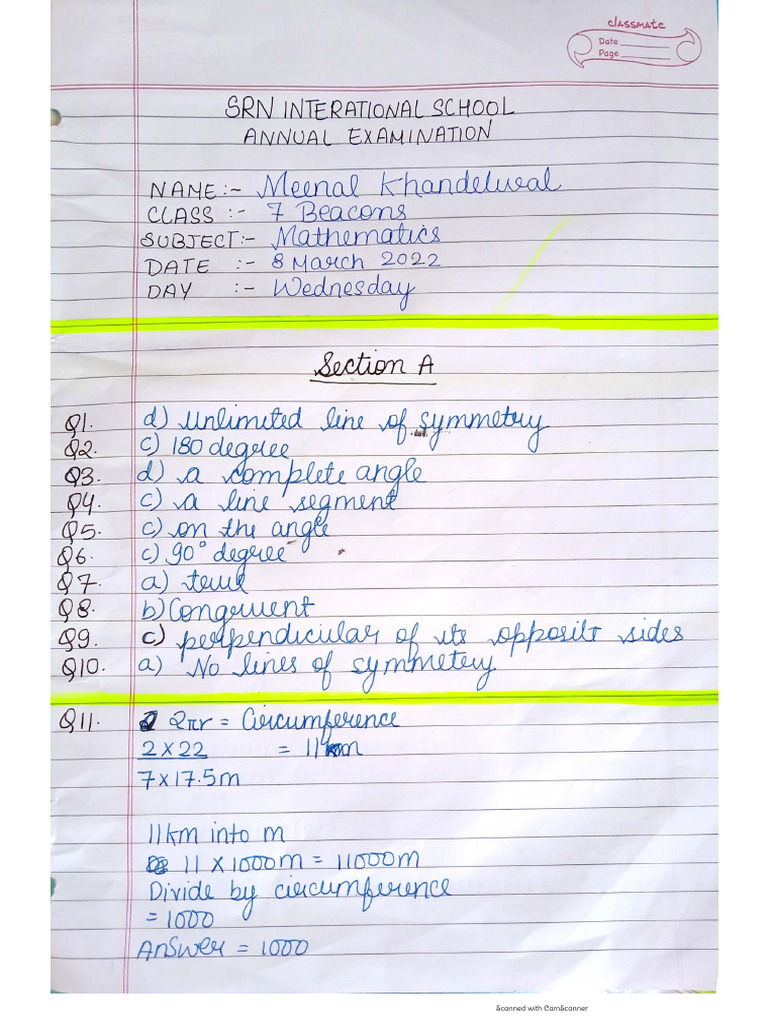 Mathematics Term 2 | PDF